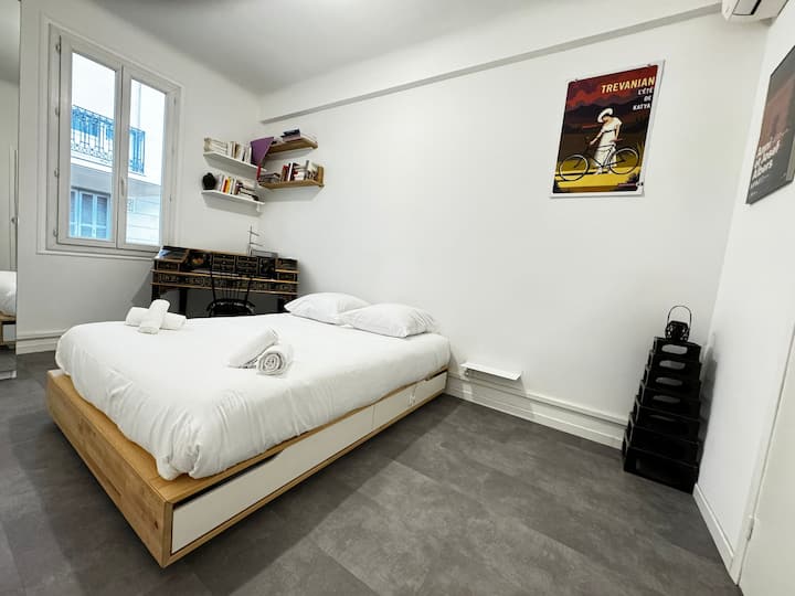Joli Appartement Au Calme Pour 2 Personnes - Ibis Styles Nice Centre Port