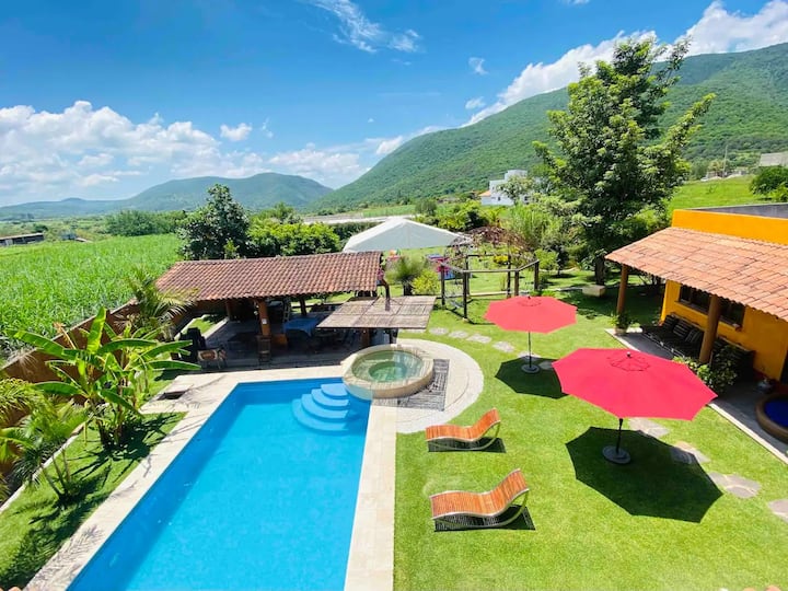 Casa En Malinalco Con Alberca, Jacuzzi Y Billar - Malinalco