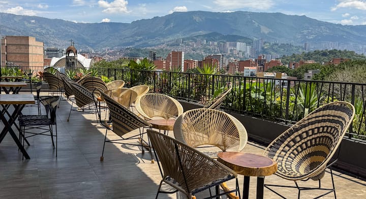 Loft En El Corazón De La 70 Con Wifi - Ac - Medellín