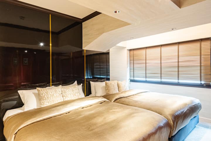 【中洲川端駅より徒歩3分】54.8㎡／空港から乗り換え要らず／キャナルシティ徒歩7分／最大6名宿泊可 - Fukuoka, Japan