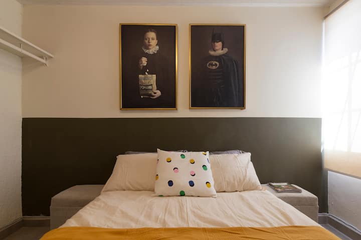 Loft Privado Confortable Con Cocineta Y Céntrico. - Celaya