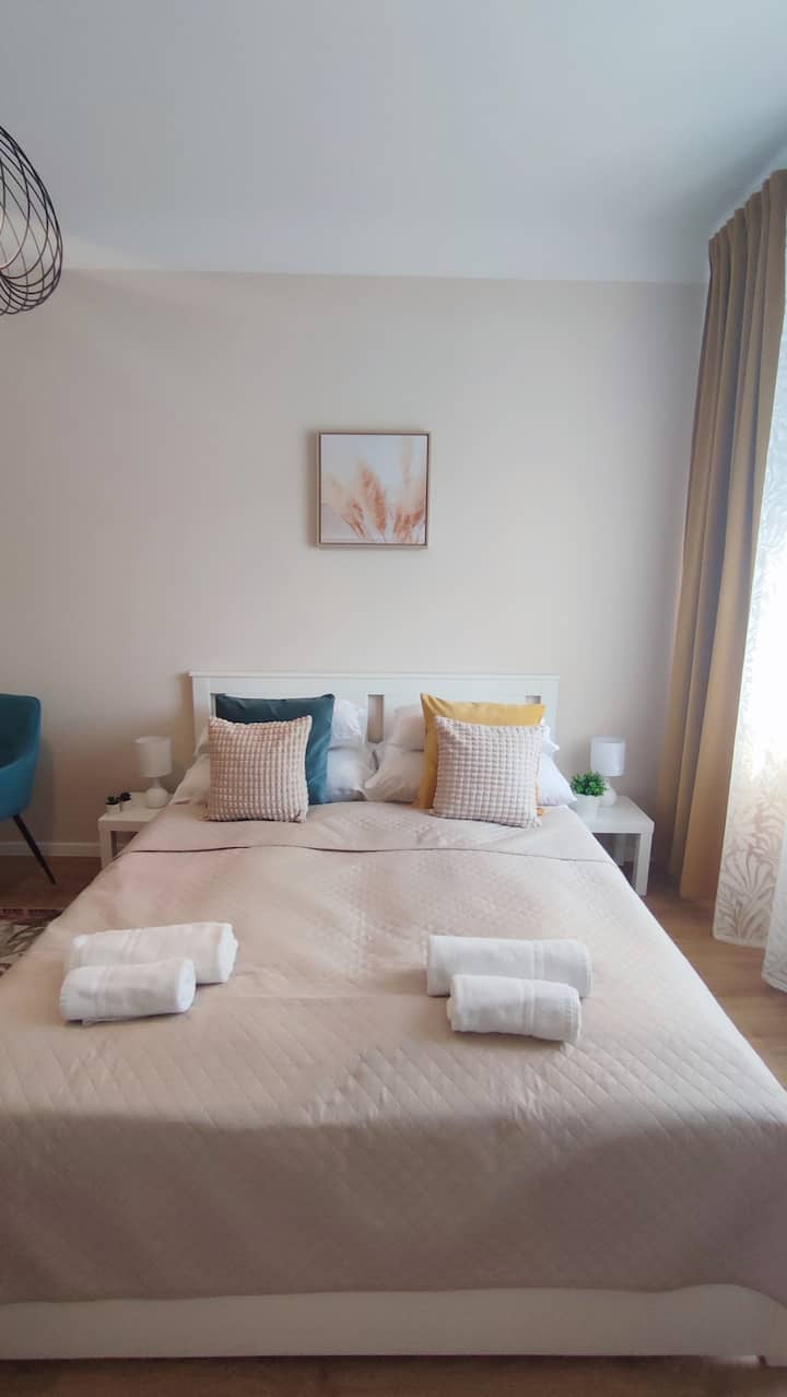 Oasis 1. Stylish New Studio W Ac - Budapest