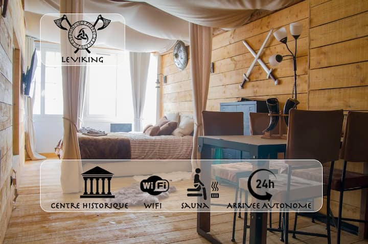 *Le Viking* Centre Historique, Wifi, Sauna - Besançon
