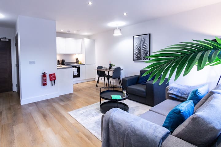 Trendy Apt In The Heart Of Mcr With Parking - Old Trafford