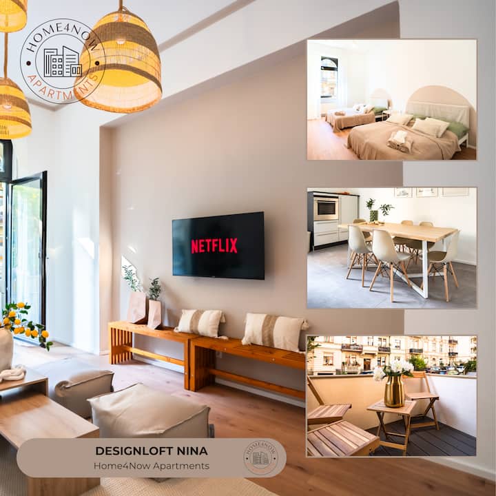 50 % Rabatt | Premium Loft | Balkon | Großzügig - Wiesbaden