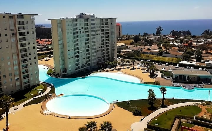 Departamento En Algarrobo Con Piscinas Todo El Año - El Quisco