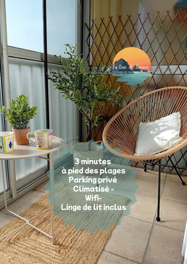 La Baie De Tamaris
Appt. 4 Couchages Proche Plage - Plage de Saint-Mandrier-sur-Mer