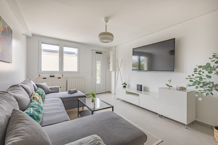 Maison Paisible T3 à 20min De Paris - Ibis Orly Chevilly Tram 7