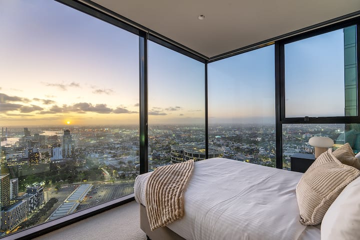2br Apartment | Panoramic 180° Views On 52nd Floor - Melbourne
