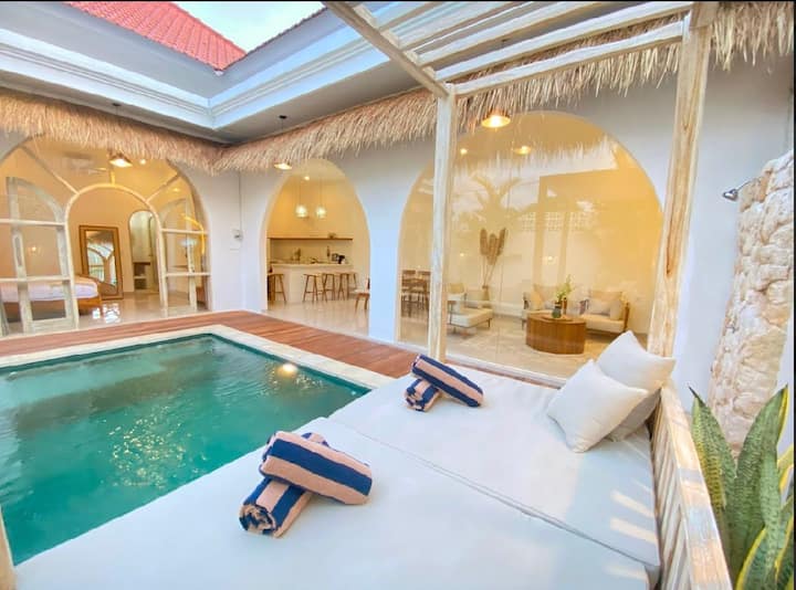 Mediterranean X Bali Vibe 2br New Villa In Canggu - Canggu