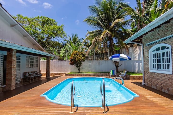 Quarto Em Casa C/ Piscina Ao Lado Da Praia - Ubatuba