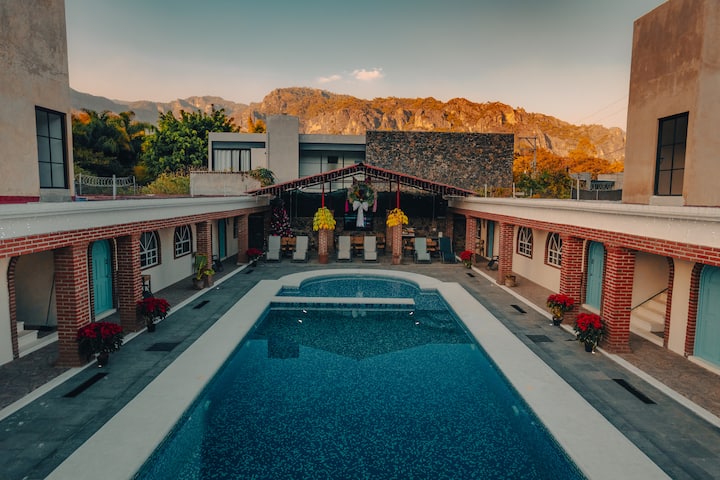 Habitación Hotel Triple |Jacuzzi Alberca - Tepoztlán