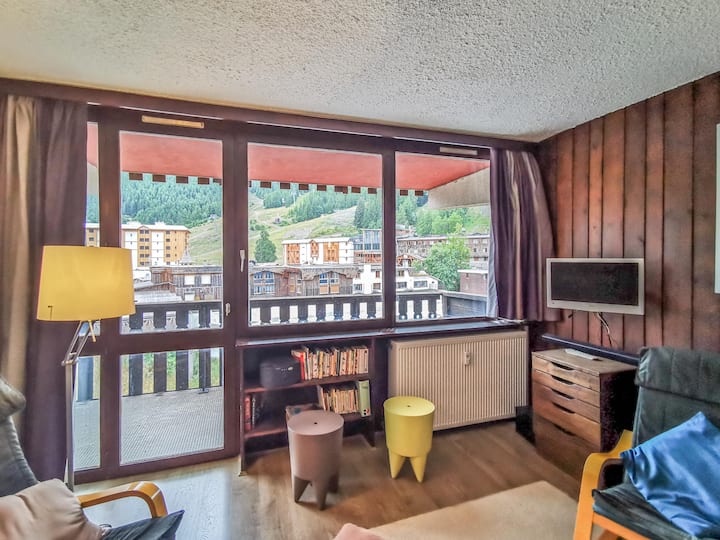 Grand Studio Avec Coin Montagne: Voile Des Neiges - Pra-Loup