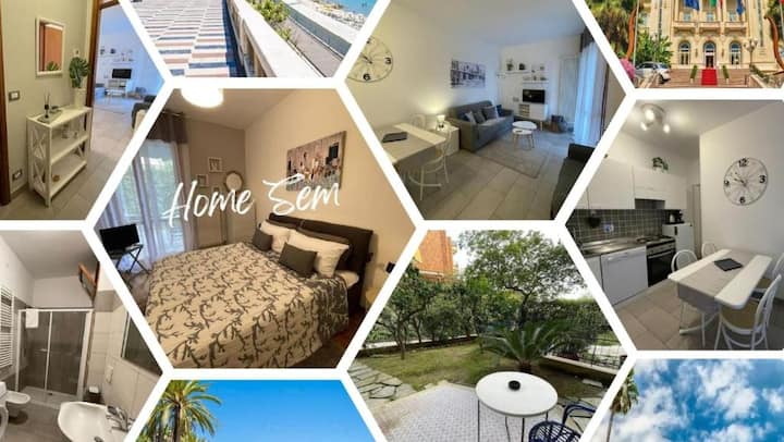 Wh Home Sem - Con Giardino, Posto Auto E Wifi - Sanremo