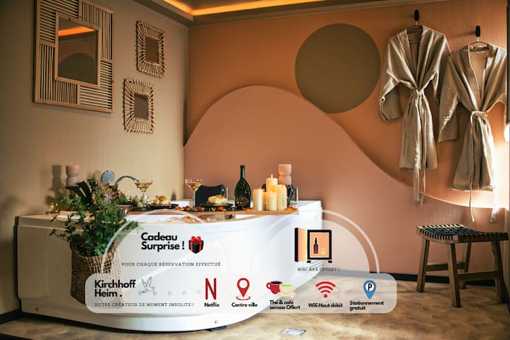 Desertrose Séjour Insolite Jacuzzi Privée High End - Mulhouse