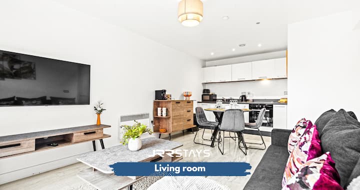 Modern 2 Bed Jewellery Quarter | Sleeps 6 | - Birmingham