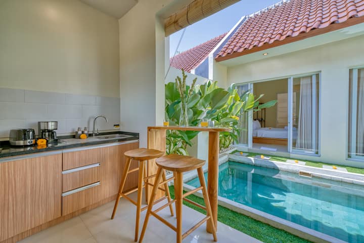 Petite 2bd Cozy Villa W/ Pvt. Pool In Canggu Area! - Bali