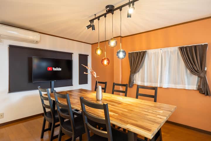 4 Min Train To Namba /  4 Bedrooms / Gold - Osaka