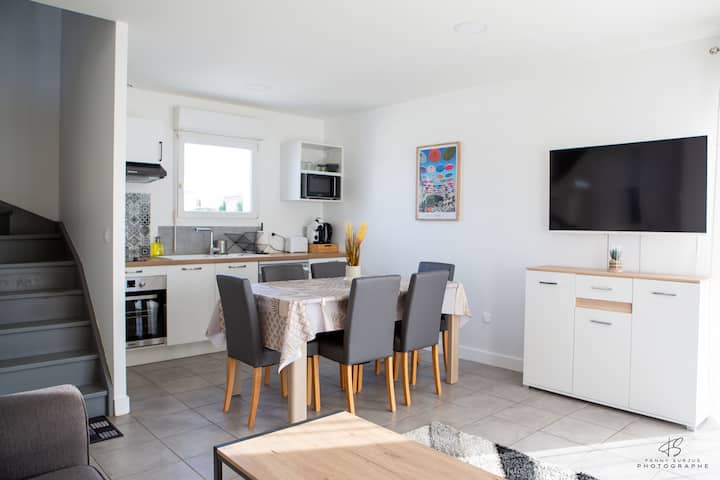 Casa Leia - 4 Min De La Plage, Wifi - Torreilles