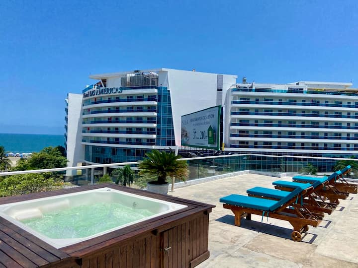 Loft Moderno Frente Al Mar + Jacuzzi Rooftop - Cartagena