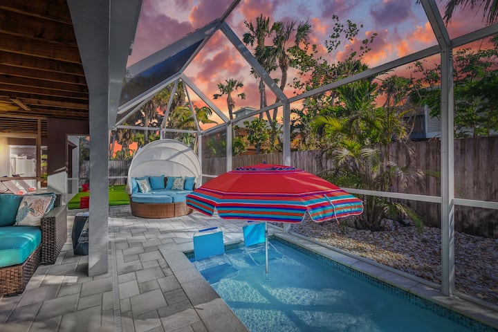 20% Off Jan, Heated Pool, Jacuzzi, Steps To Beach - 마나소타 케이