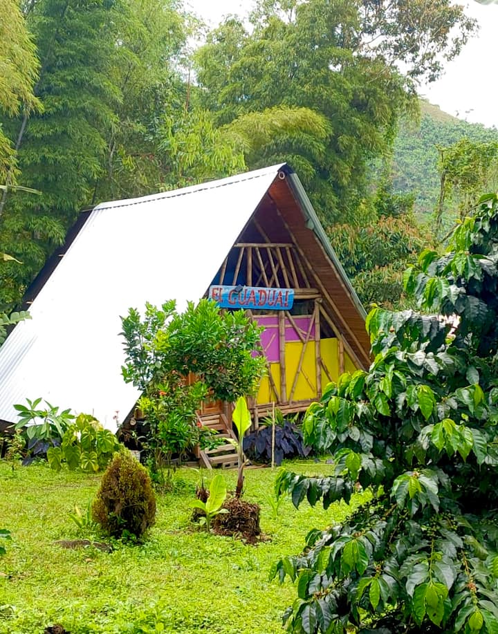 Cabaña En Jardín.
Desayuno Incluído. El Guadual - Andes