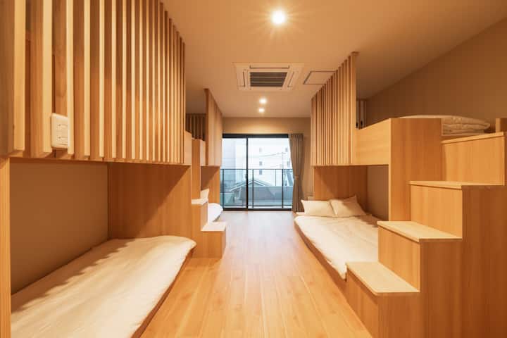 Hakata 55sq.m. 2bathroom Private Bunkbed Apartment - Fukuoka