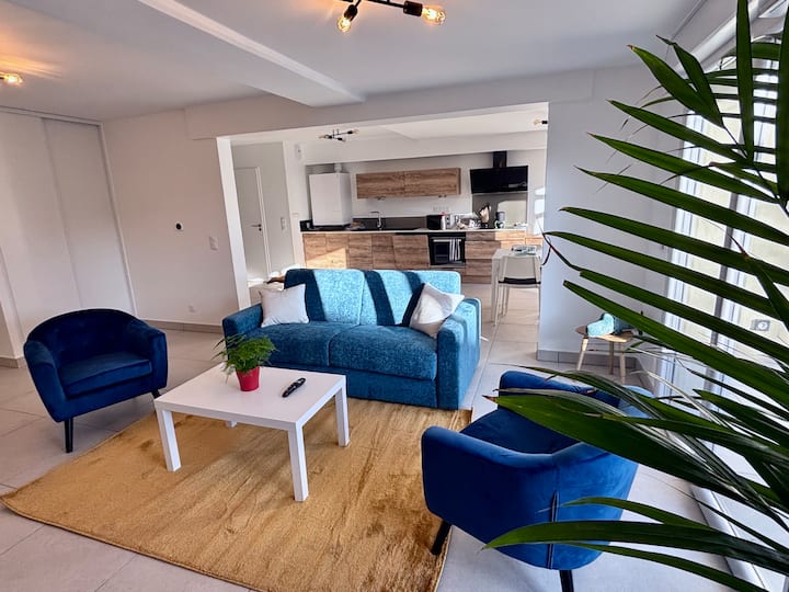 80m2 Gd Port - Garage Jardin Terrasse - Aix-les-Bains