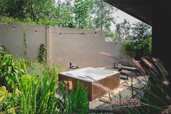 Casa Origami | Cabaña & Jacuzzi En El Bosque - Morelos