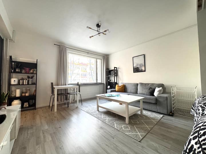 Quiet Haven | Remote Work, Doorstep Parking, 30m2 - Helsinki