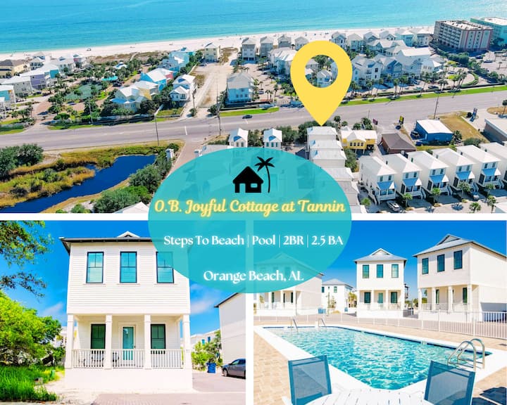 100 Steps To Beach*pool*private Patio*tannin*2br - Orange Beach, AL