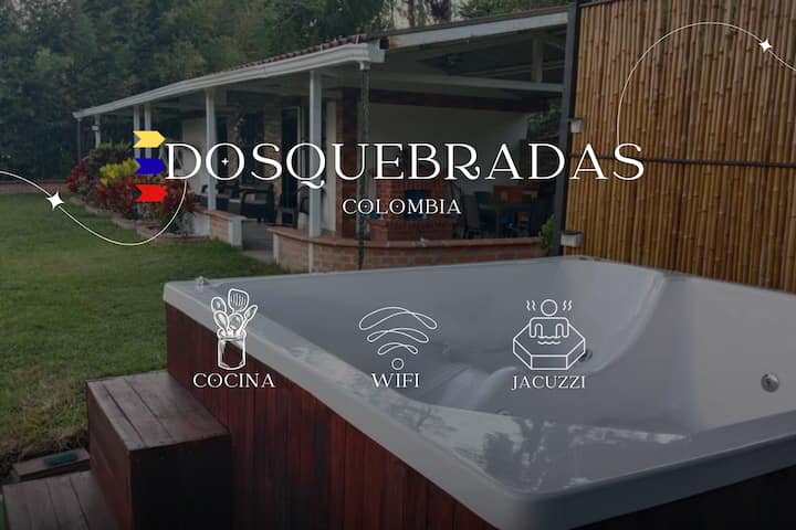 Country House+wifi+jacuzzi+tv+kitchen@dosquebradas - Marsella
