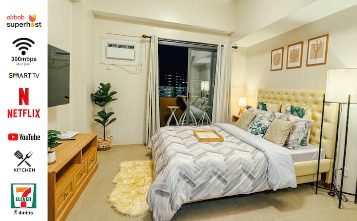 Cozy Condo 1736 Near It Park 300mbps - Cebu