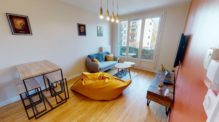 Cosy / éLégant - 3 Chambres - Wifi Fibre - 格勒諾布爾