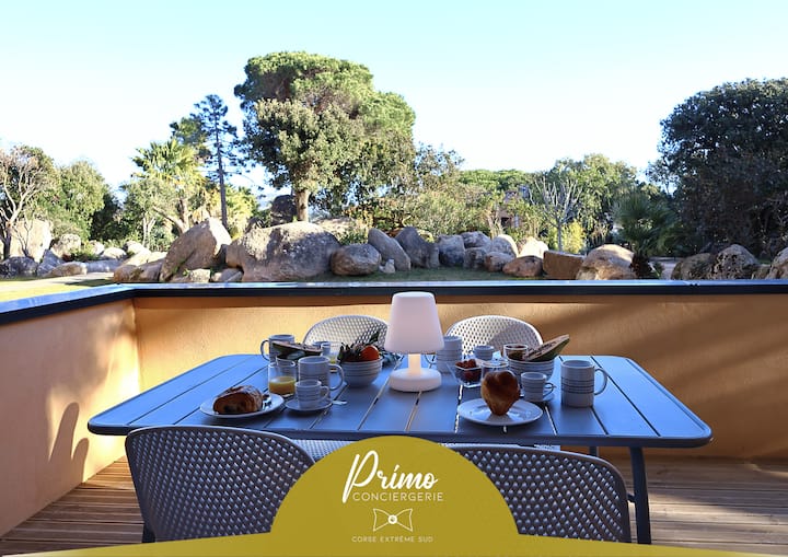 La Parenthèse Corse - T2 Cabine Vue Mer - Plage de Figari