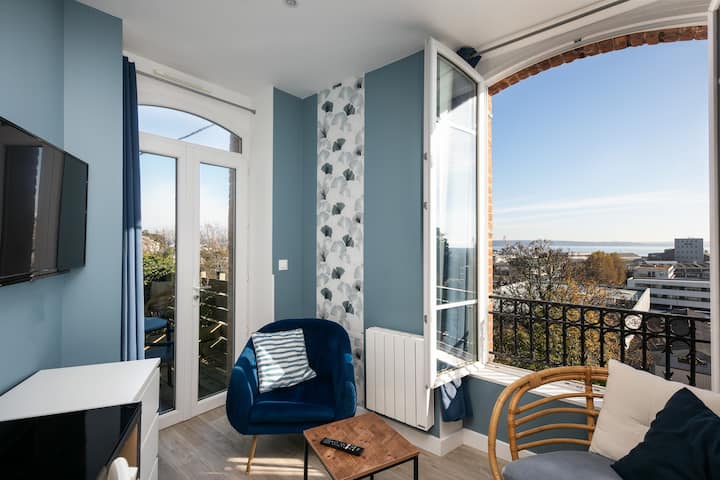 Grand Studio Vue Mer "Le Moulin Blanc" - ibis Styles Brest Centre Port