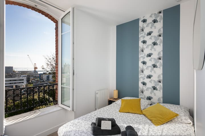 Grand Studio Vue Mer "Le Moulin Blanc" - Brest