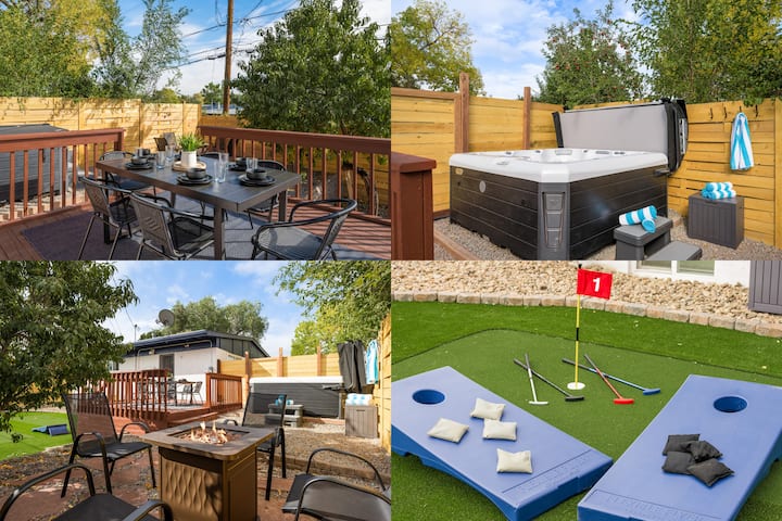 Mini Golf • Fire Pit • Hot Tub | Game House For 14 - Berkeley - Denver