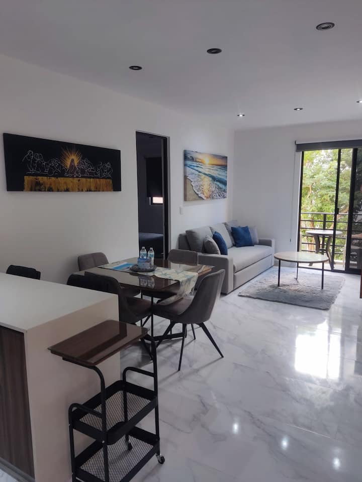 Moderno Apartamento 2 Dors C/balcón Playadelcarmen - Playa del Carmen