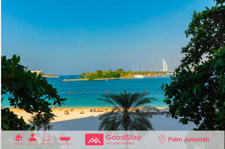 Sea View 2 Bedroom Apartment With Beach Access - Dubai