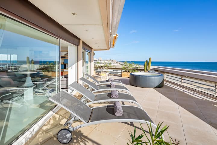 Le Penthouse Du Roussillon - Front De Mer - Canet-en-Roussillon