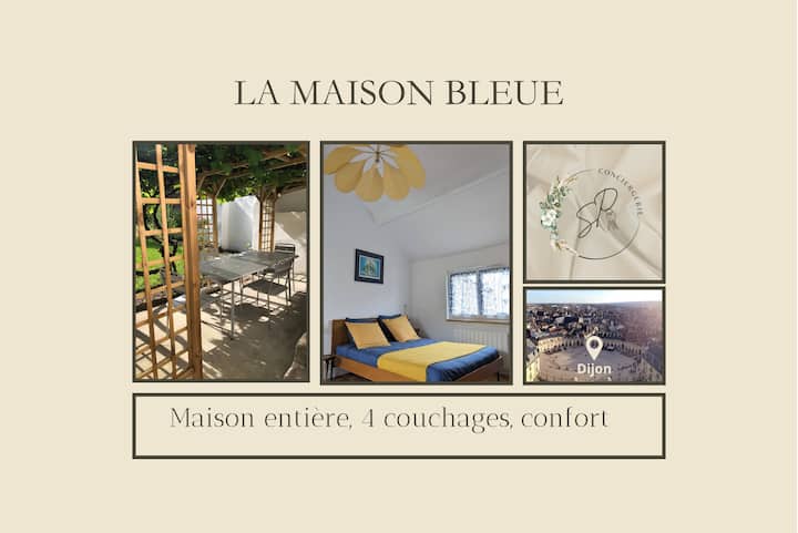 La Maison Bleue, 4 Pers, Centre Ville, Jardin - Dijon