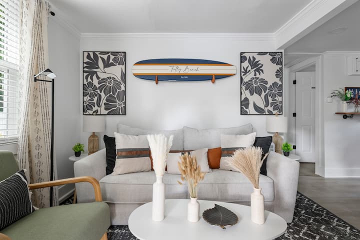 Cozy Beach Cottage Bungalow - 15 Minutes To Folly! - Charleston