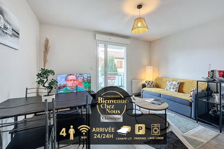 T2 4 Pers. Les Cézeaux, Balcon Et Parking Gratuit - Clermont-Ferrand