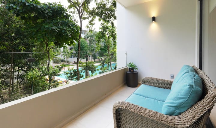 New Colibri Coto11 |12min Tobeach,gated,playground - Playa del Carmen