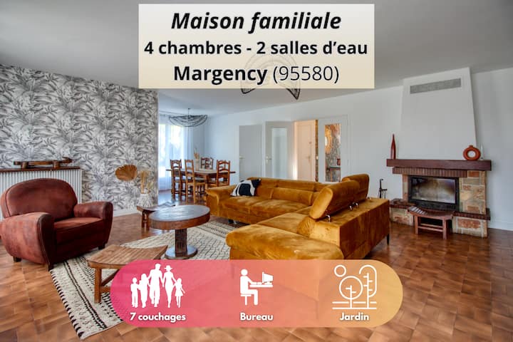 Maison 5 Ch • Familles & Pros • Quartier Premium - Argenteuil