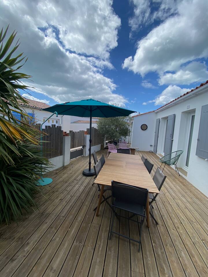 Maison 6 Pers Avec Terrasse à 1,5 Km De La Plage - La Tranche-sur-Mer