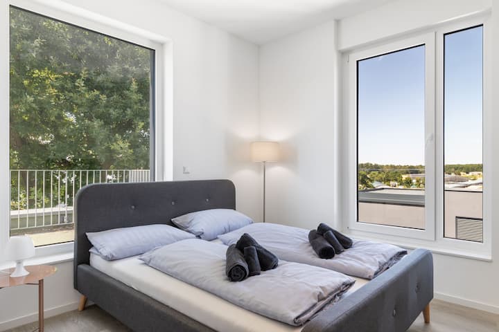 Livingboxx I Double Apartment - Penthouse - Rheinstetten