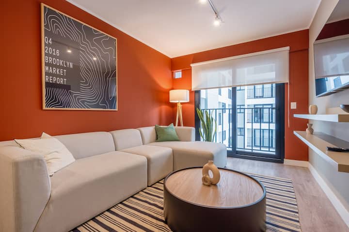 Geko| Gilligan _1br, Comfy Apt W/pool In Barranco - Lima