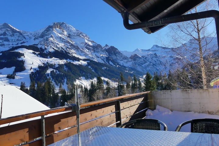 Silberdistel C9 Appart. Central Avec Vue Alpine - Adelboden